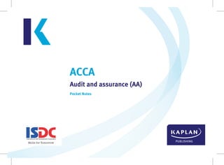 ACCA Kaplan(ISDC) AA-F8 Pocket Notes pdf | PDF