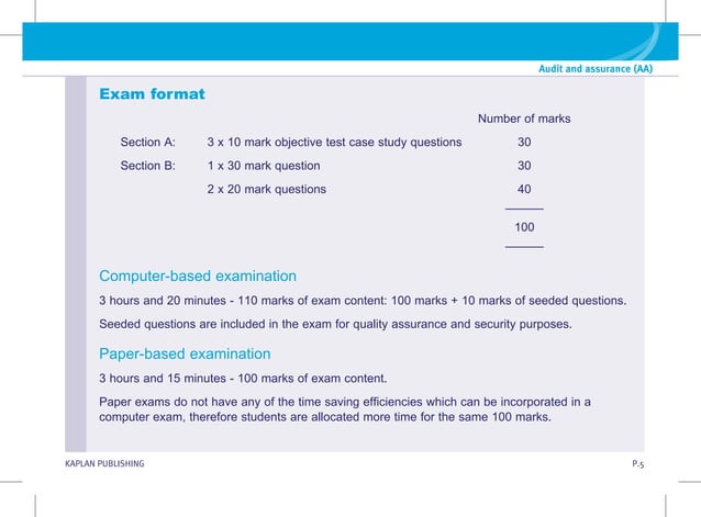 ACCA Kaplan(ISDC) AA-F8 Pocket Notes pdf | PDF | Business Accounting ...
