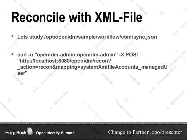 Getting Started with OpenIDM