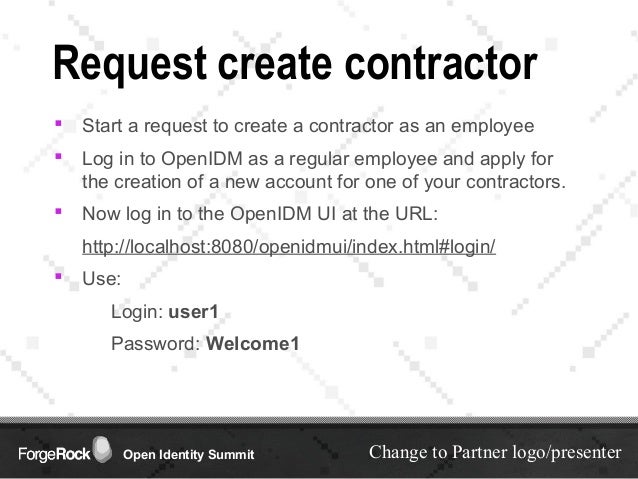 Getting Started with OpenIDM