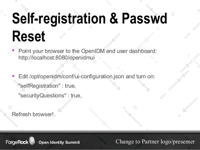 Getting Started with OpenIDM