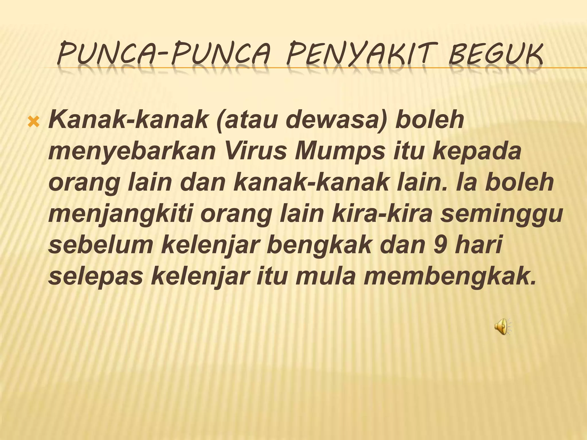 tanda,punca & cara mencegah penyakit berjangkit. | PPTX