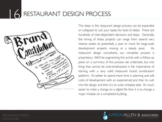 Restaurant Design: 18 Considerations to Remember | PDF