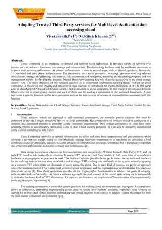 International Journal of Computational Engineering Research(IJCER) | PDF | Cloud Computing ...