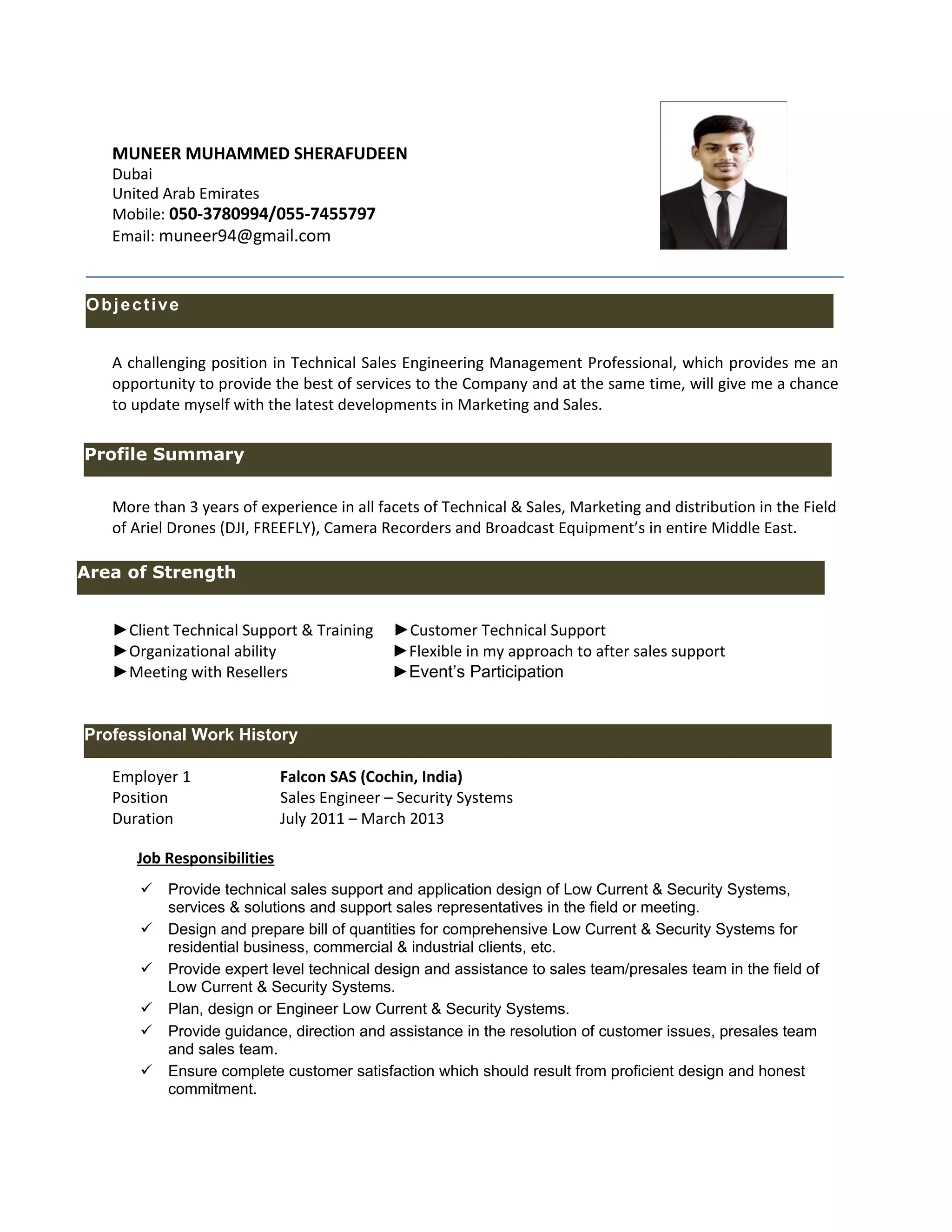 Muneer Resume | PDF