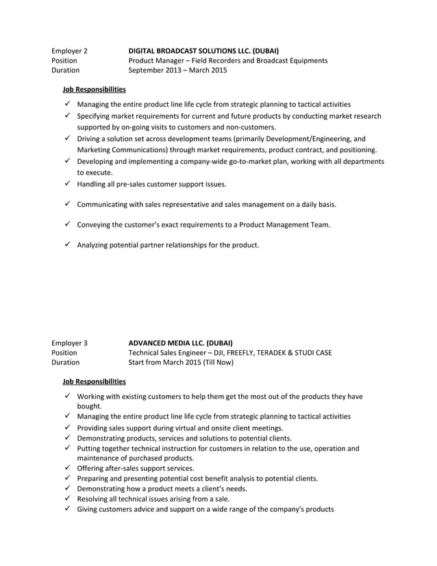 Muneer Resume | PDF