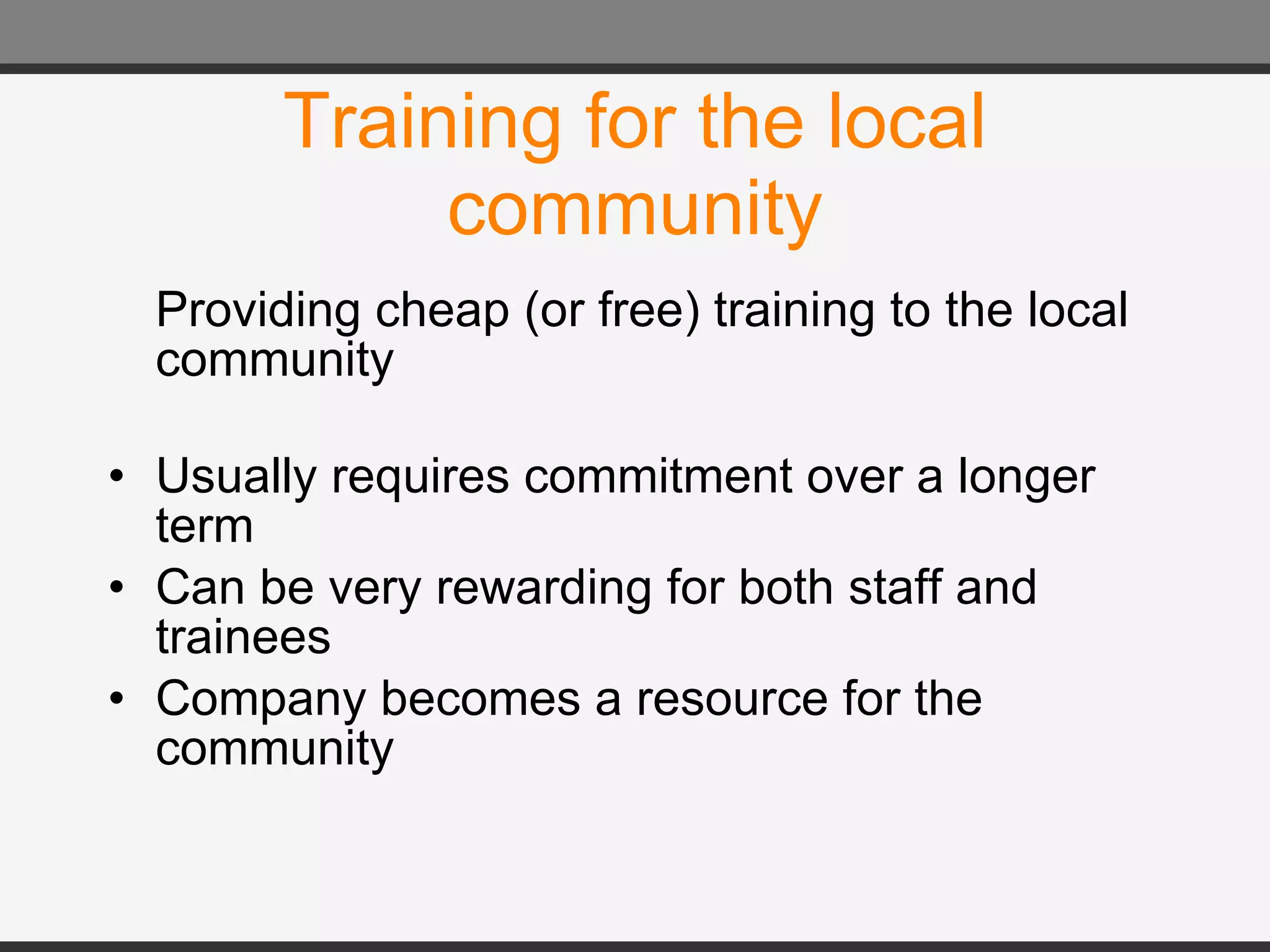 CSR & Community Relations | PPT