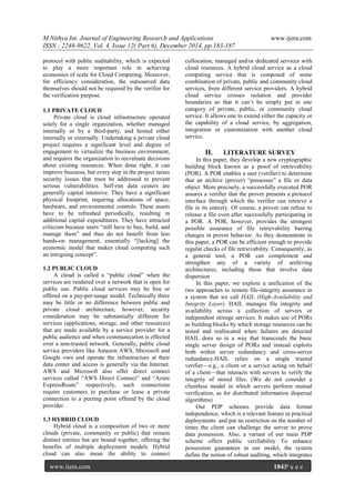 A Study of A Method To Provide Minimized Bandwidth Consumption Using Regenerating Codes In Cloud ...