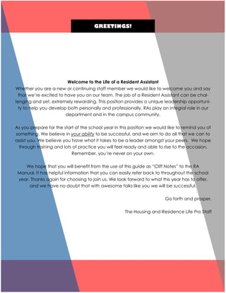 RA Resource Guide 16-17 | PDF