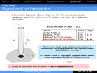Development of a low order stabilised Petrov-Galerkin formulation for a mixed conservation law ...