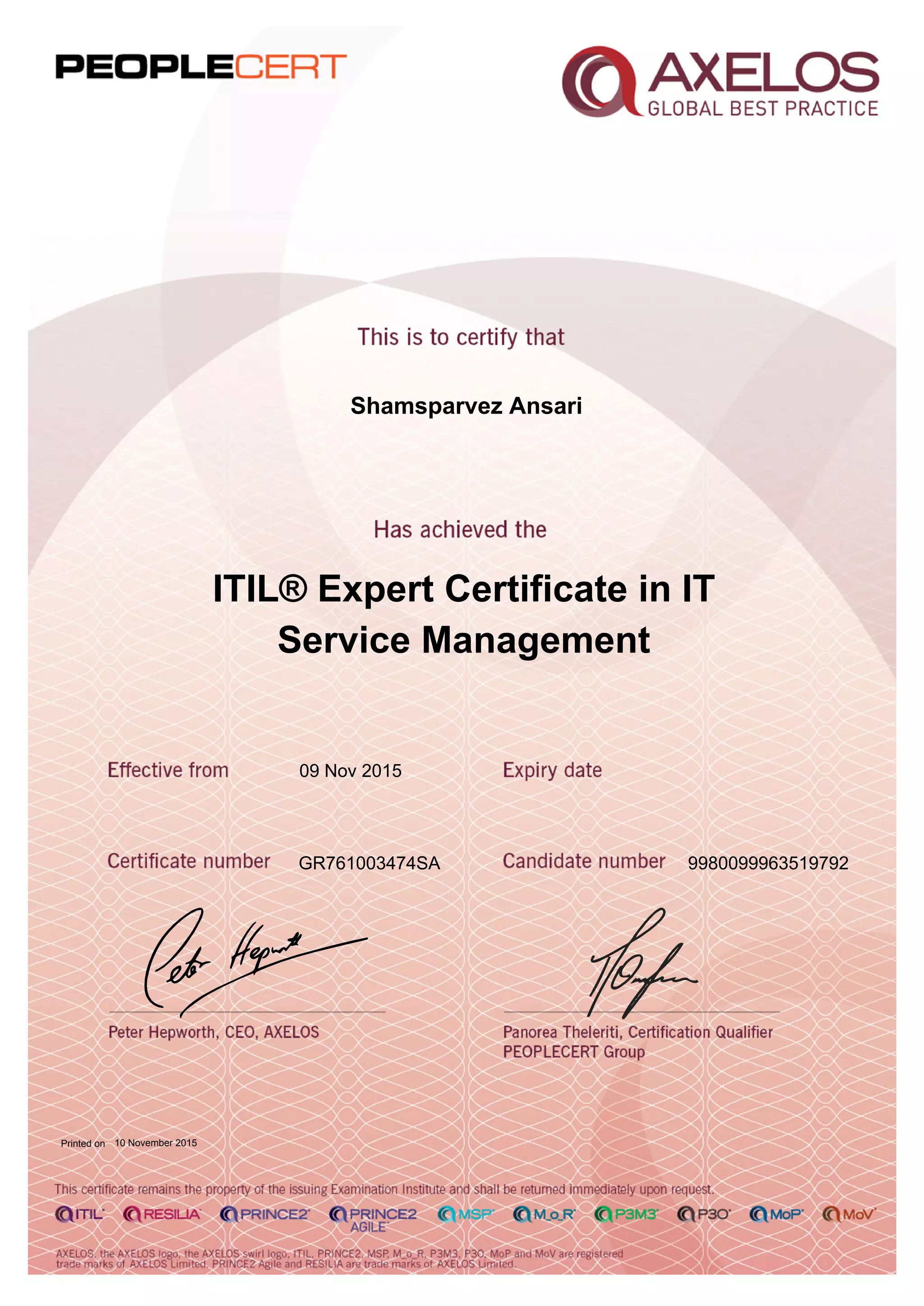 ITIL_EXPERT | PDF