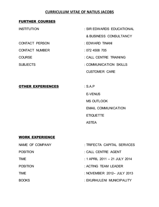 CV - Natius Jacobs | DOCX