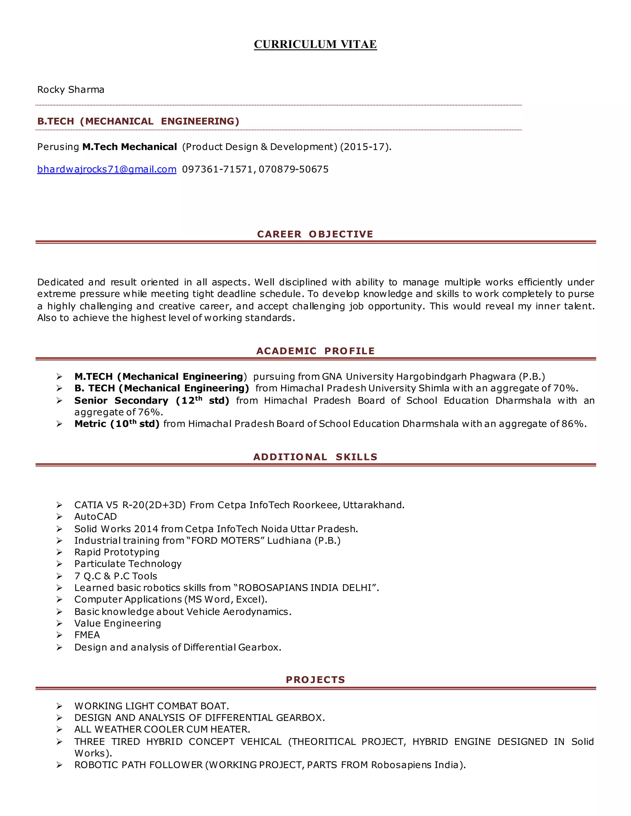 UPDATED CURRICULUM VITAE | DOCX
