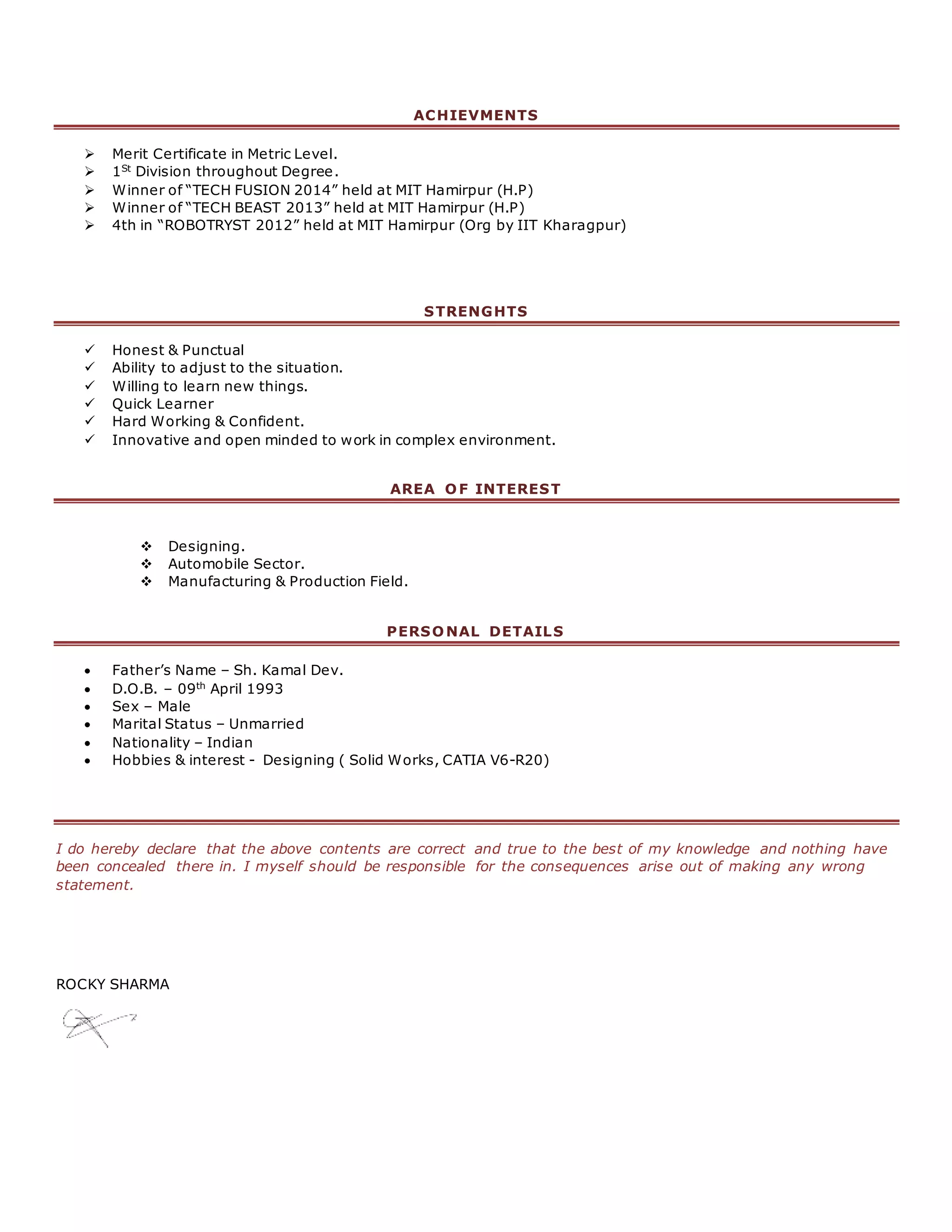 UPDATED CURRICULUM VITAE | DOCX
