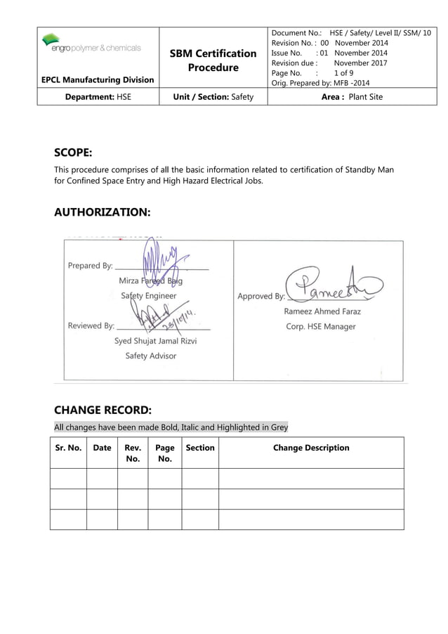 Section 10 - SBM Certification Procedure | PDF | First Aid | Injuries