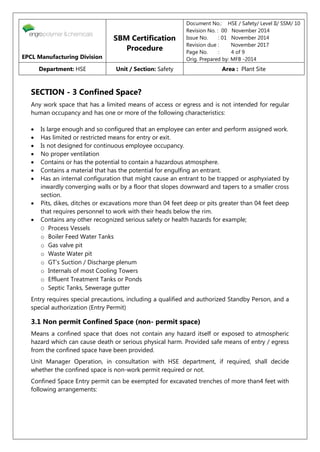 Section 10 - SBM Certification Procedure | PDF