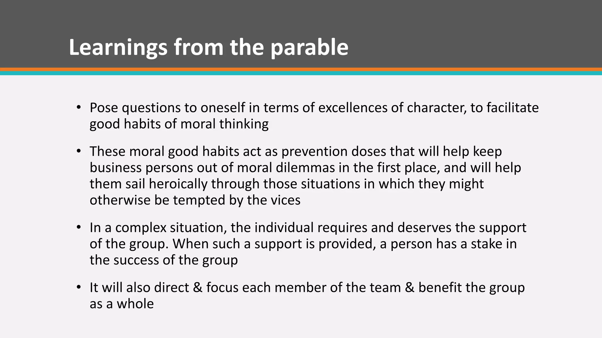 The parable of the sadhu | PPTX