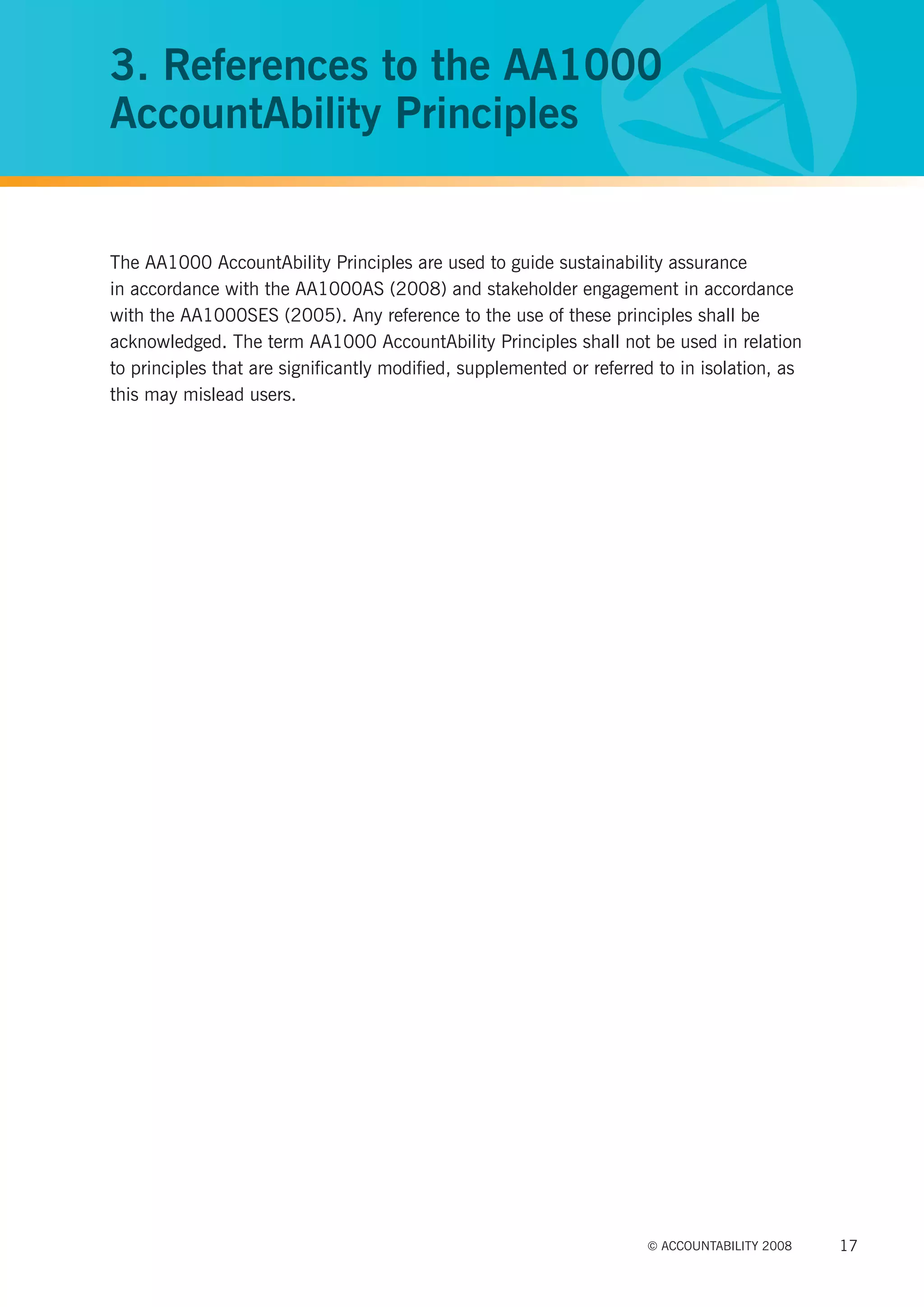 AA1000 APS 2008 final | PDF