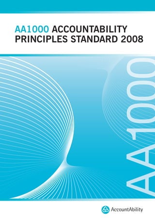 AA1000 APS 2008 final | PDF