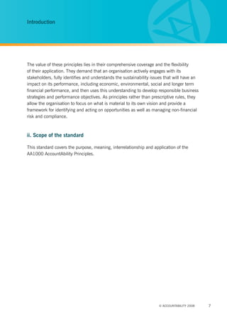 AA1000 APS 2008 final | PDF