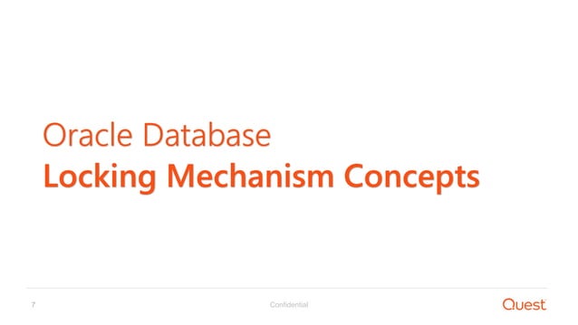 Pini Dibask - Oracle Database Locking Mechanism Demystified (Presentation) | PPT