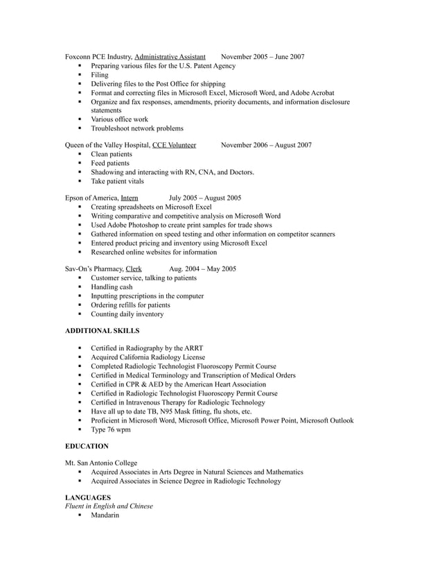 michael hsu's resume | PDF