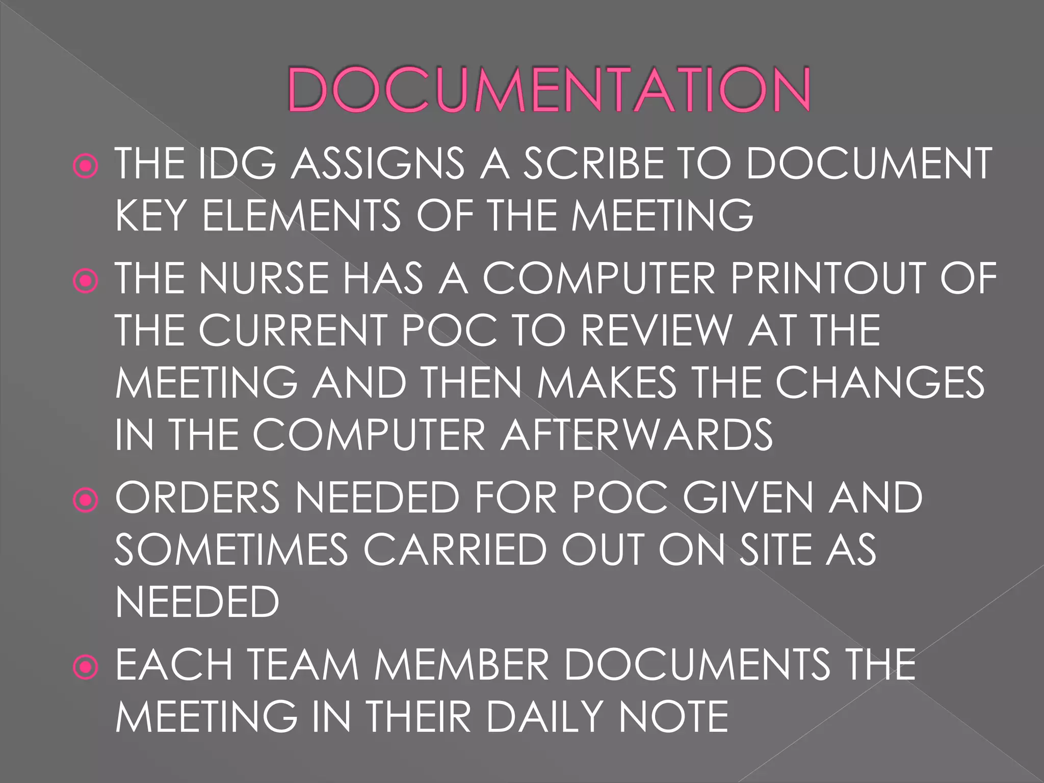 INTERDISCIPLINARY TEAM ROUNDS | PPTX