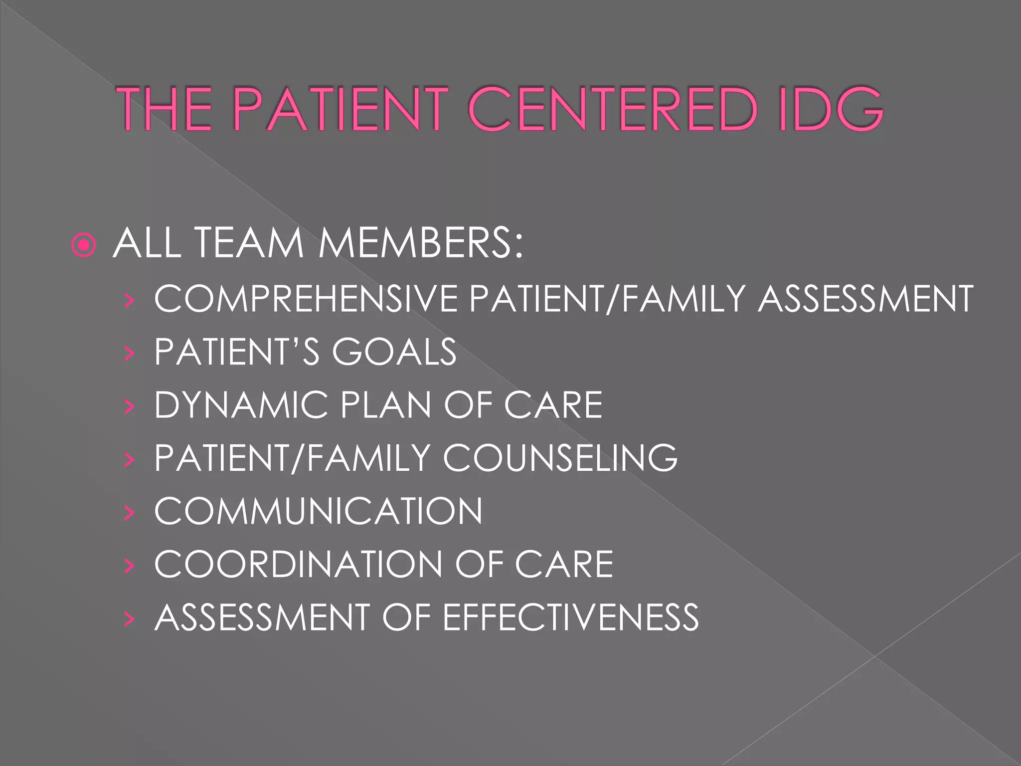 INTERDISCIPLINARY TEAM ROUNDS | PPTX