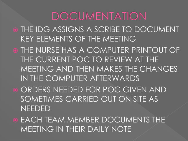 INTERDISCIPLINARY TEAM ROUNDS | PPTX