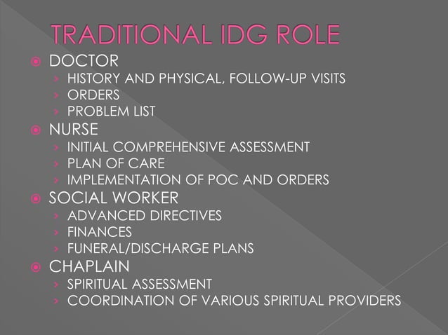 INTERDISCIPLINARY TEAM ROUNDS | PPTX