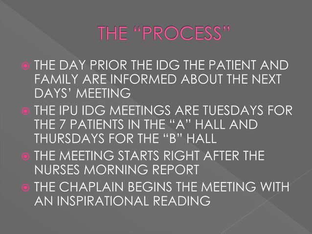 INTERDISCIPLINARY TEAM ROUNDS | PPTX