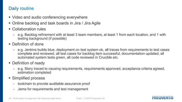 Multi-project management with dispersed agile teams - Agile Austria ...