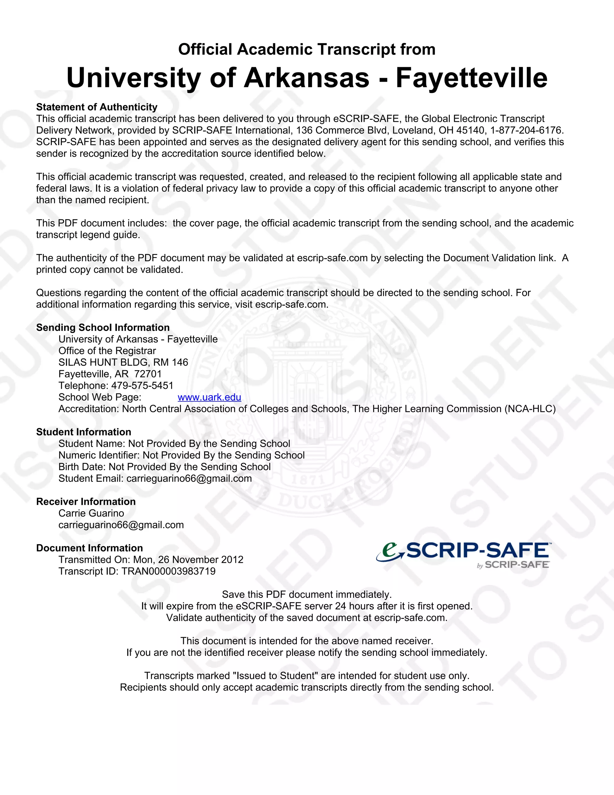 Arkansas Transcript | PDF