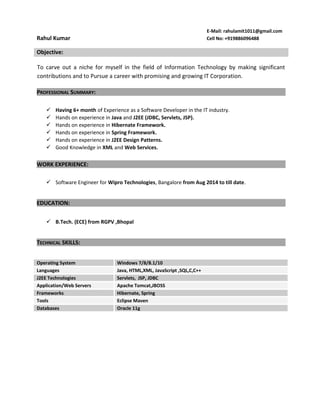 rahul_java_resume | DOC