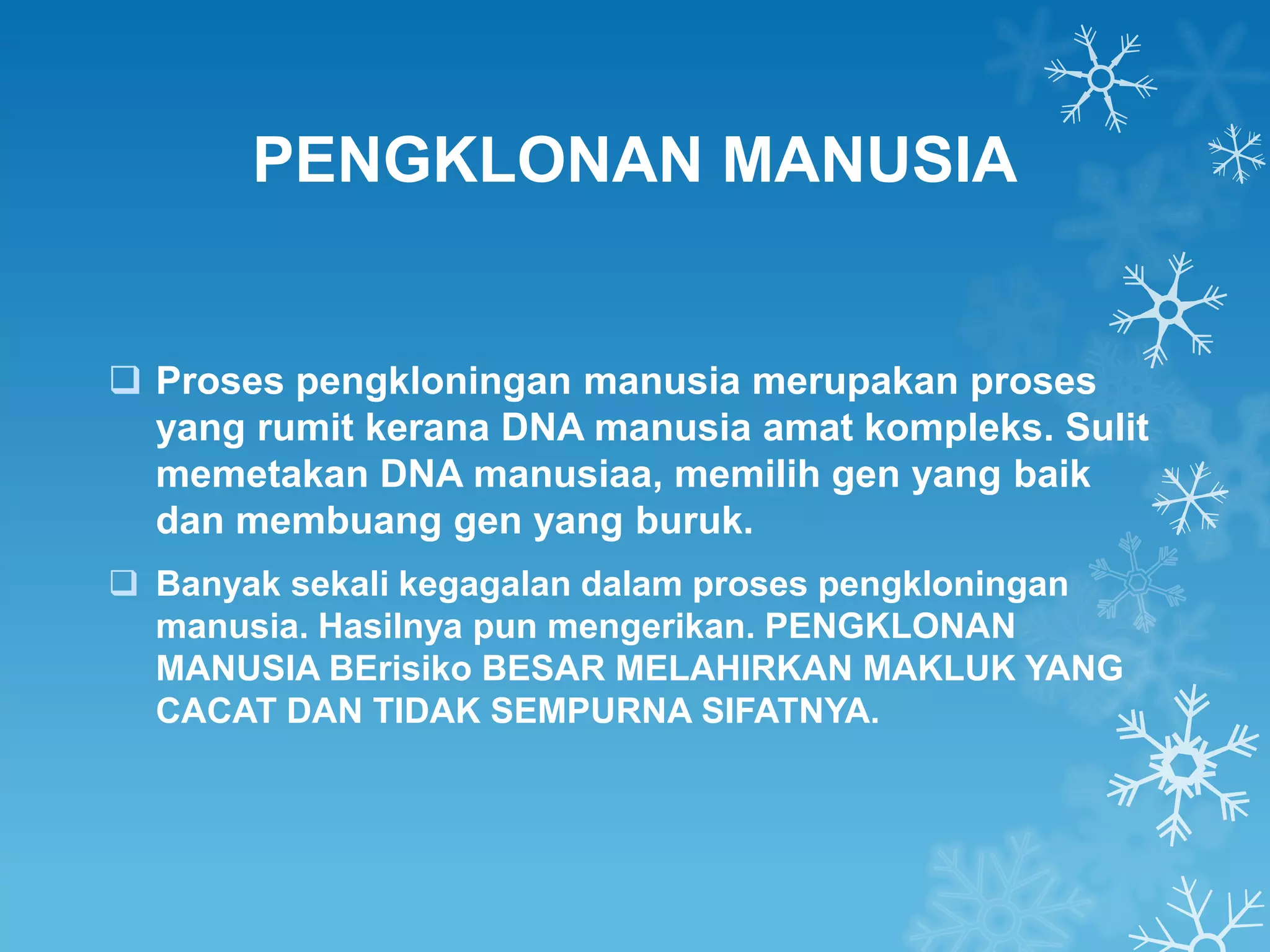 AA203 - PENGLKLONAN MANUSIA, HAIWAN, DAN TUMBUHAN MENURUT PANDANGAN ...