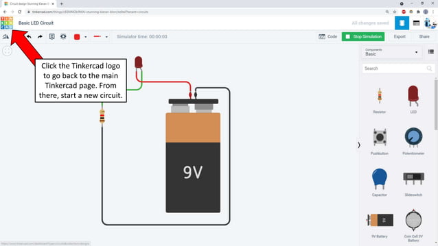 Guide to add an arduino and breadboard to create a circuit. | PPT