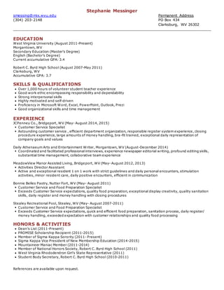 ResumeFinalDraft | PDF