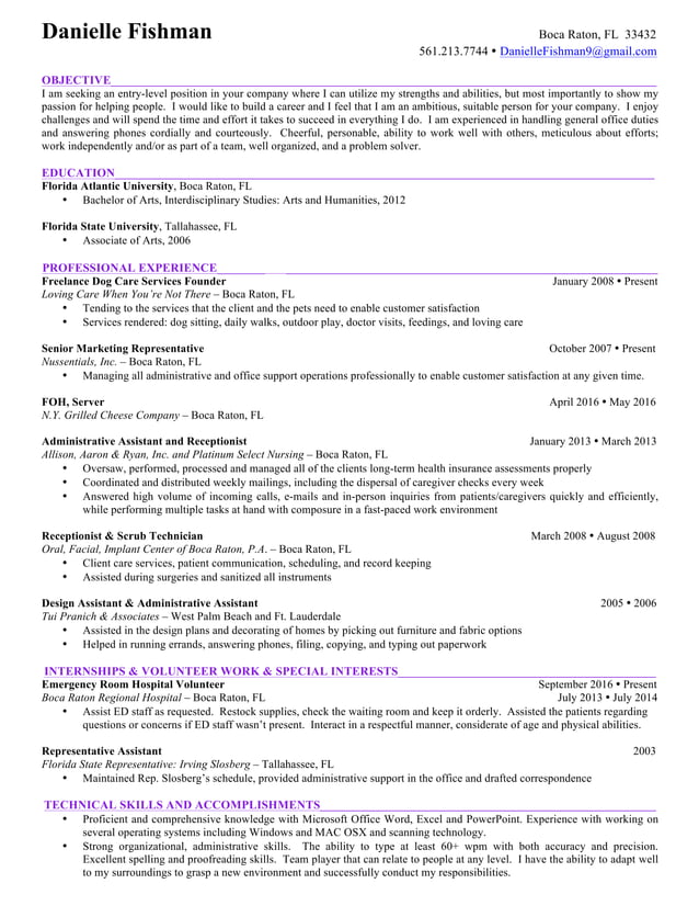 DSF Resume 2016 | PDF | Careers