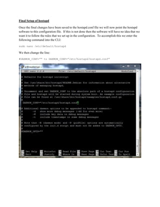 Raspi_TOR_Access_Point_BenMoore | PDF