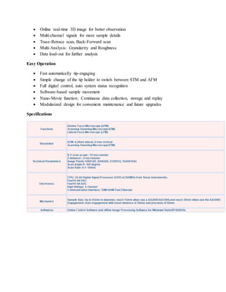 Aa3000 scanning probe microscope | DOCX