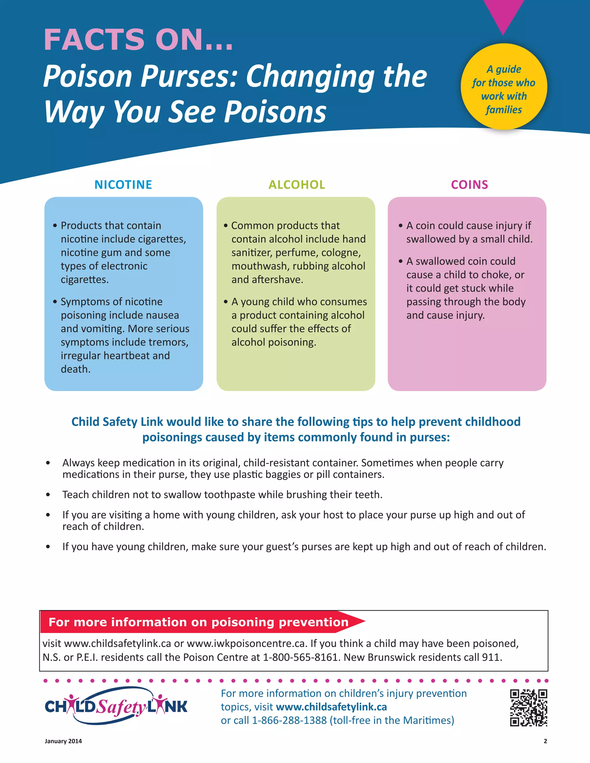 Poison Purse fact sheet for professionals | PDF