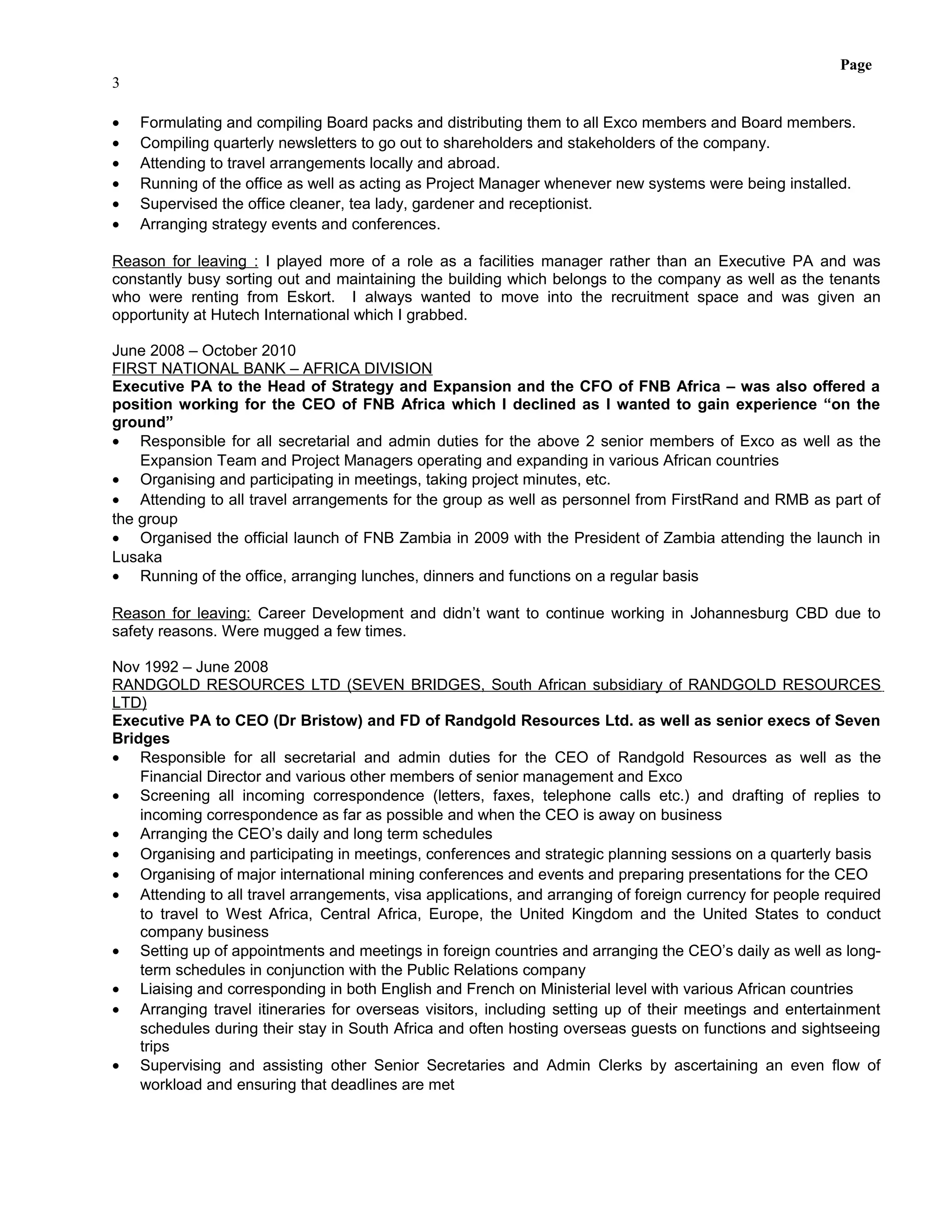 Celeste Smith - CV - JULY 2016 | DOC