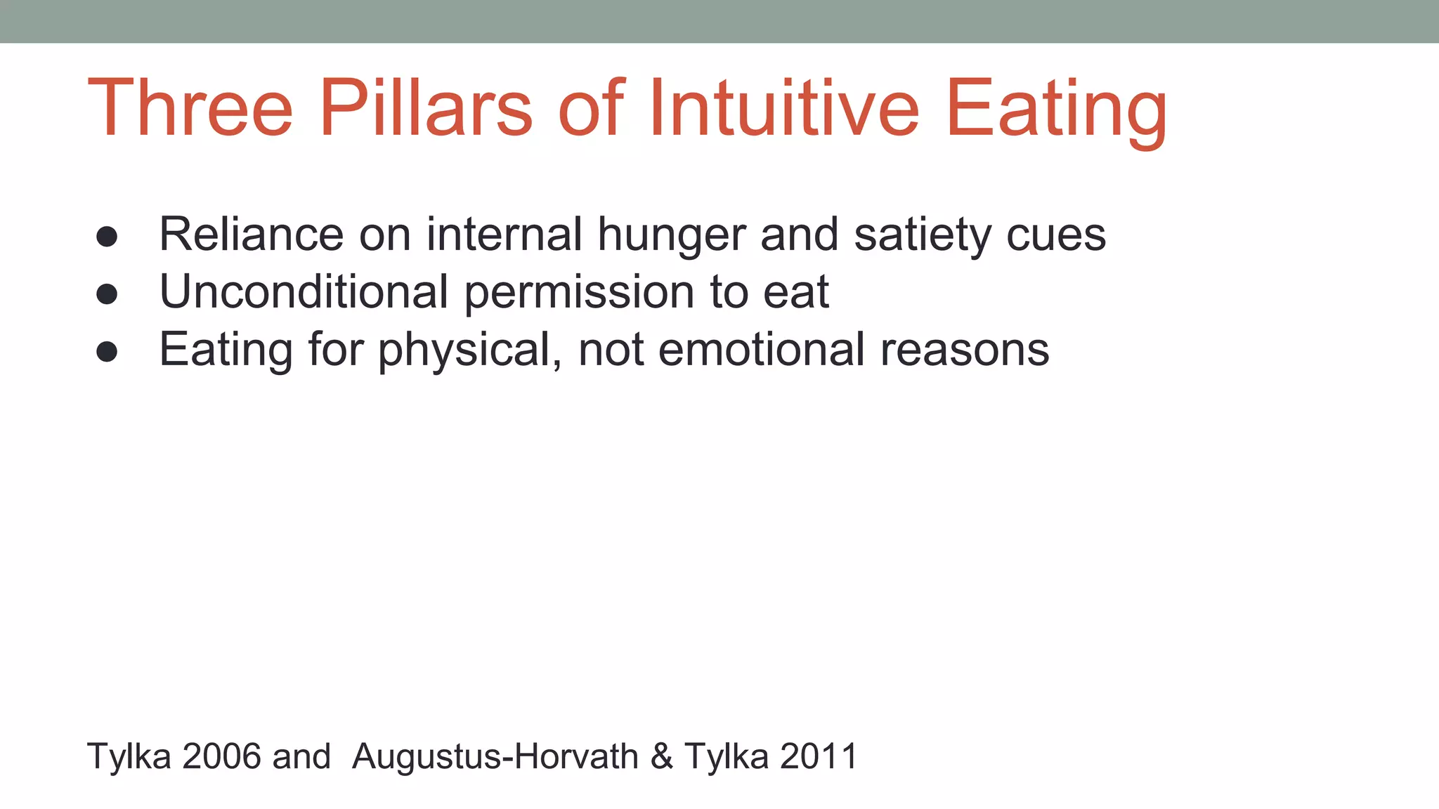 Intuitive Eating | PPTX