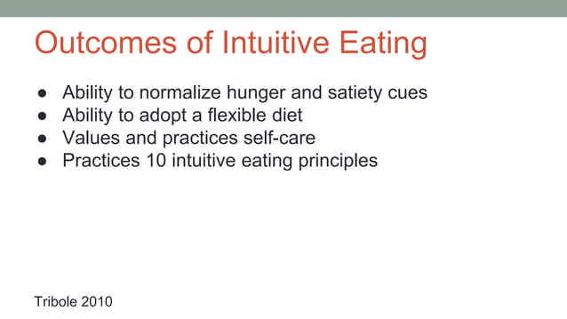 Intuitive Eating | PPT