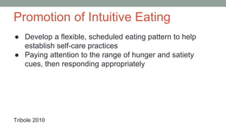 Intuitive Eating | PPT