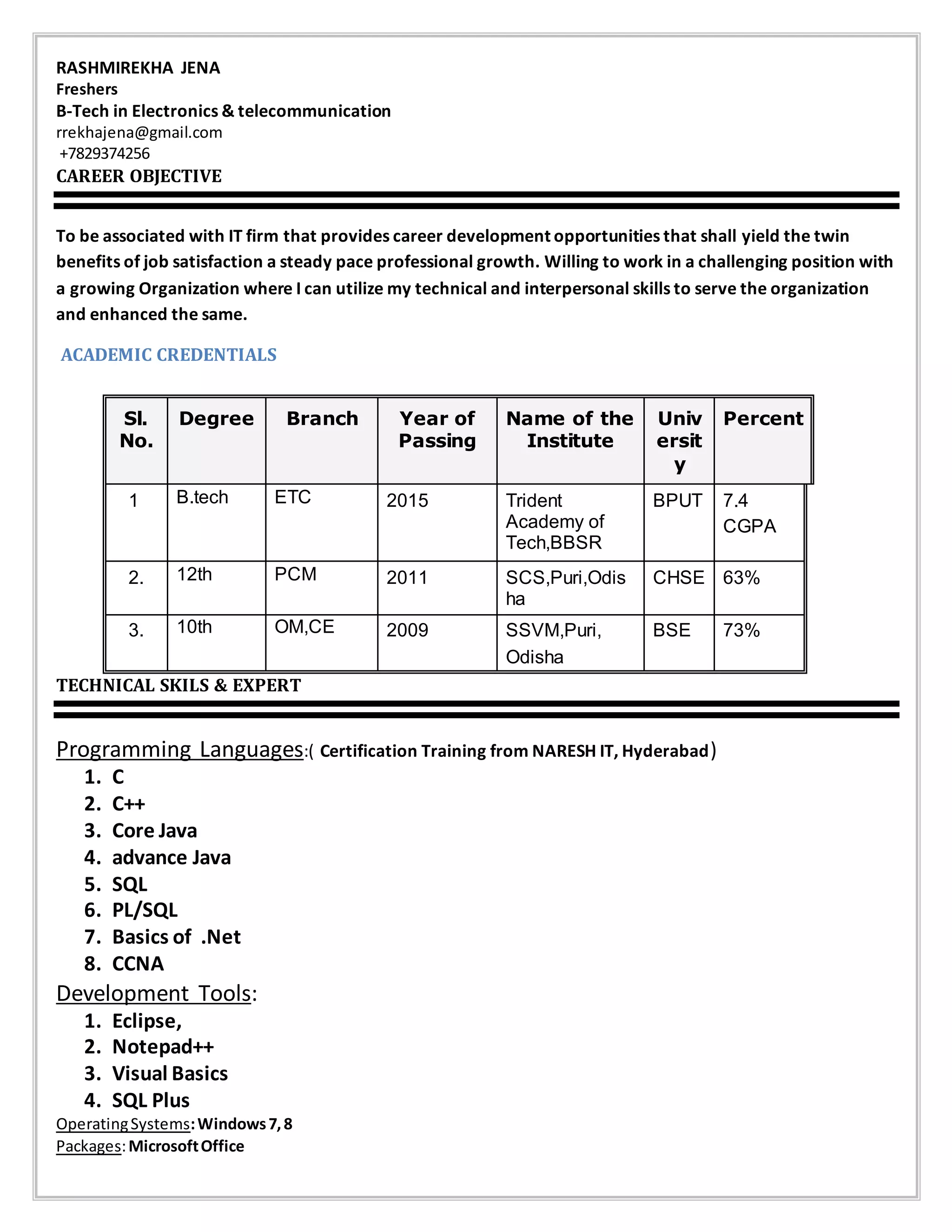 rashmi1 | DOCX | Programming Languages | Computing