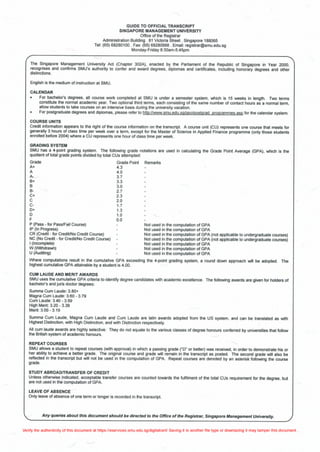 Masters - SMU - Transcript - Color | PDF