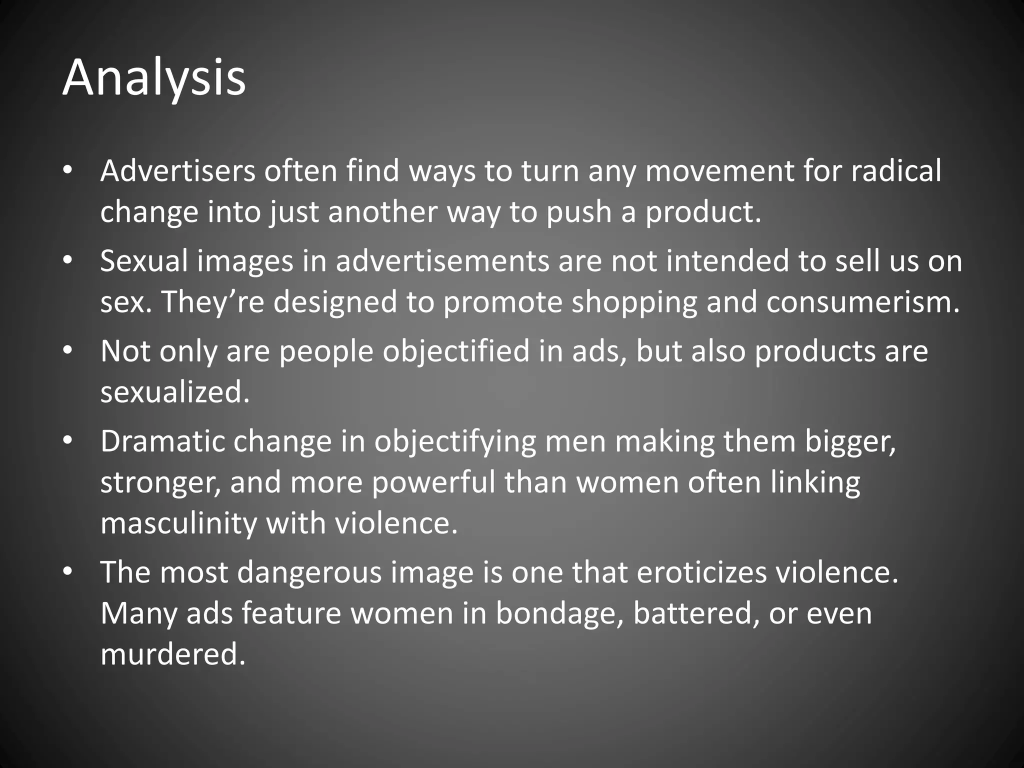 Objectification - Marketing Strategy | PPT