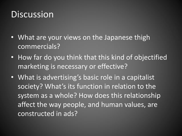 Objectification - Marketing Strategy | PPTX