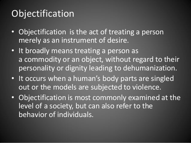 Objectification - Marketing Strategy